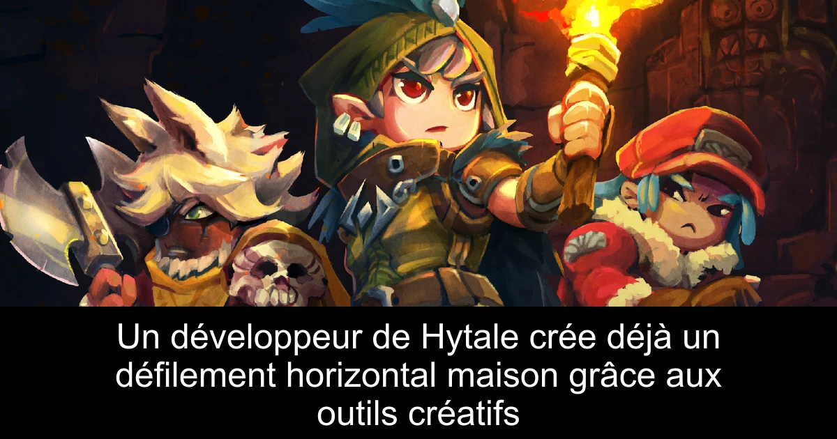 Un développeur de Hytale crée déjà un défilement horizontal maison ...